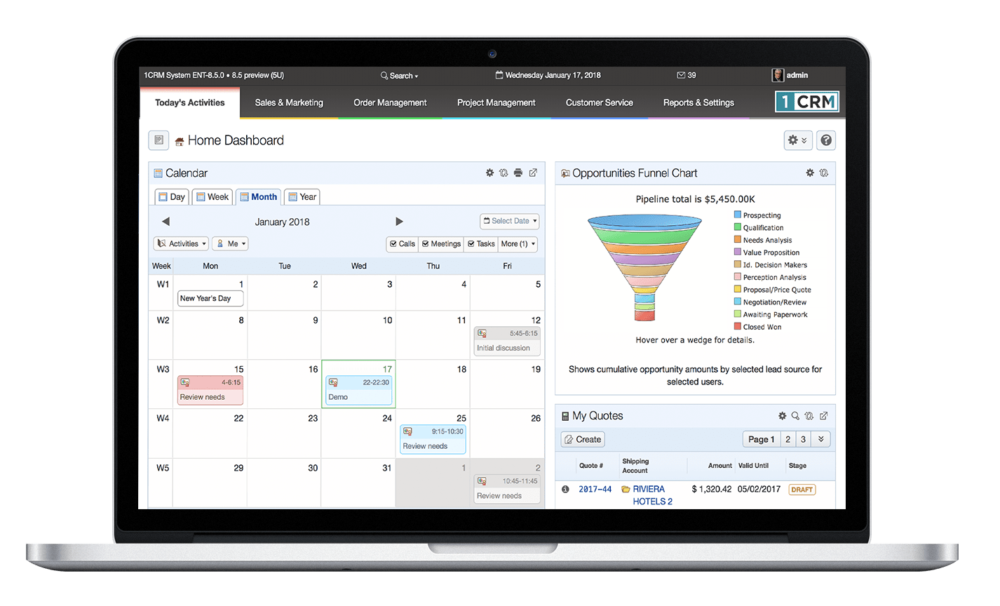 Partner Application Success - 1CRM: All-in-One CRM Software
