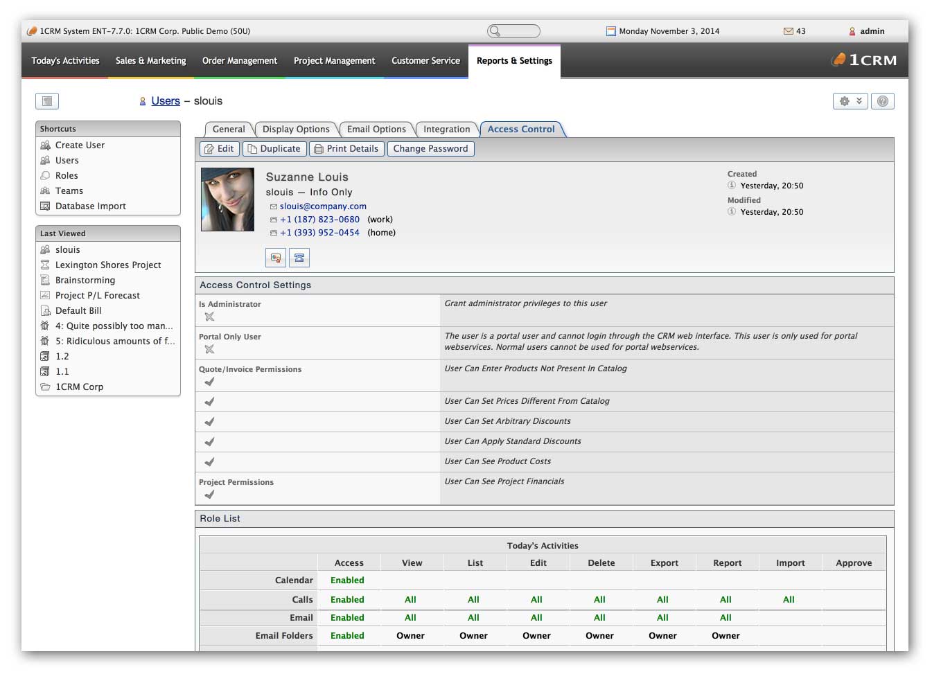 1CRM-Secure-Access - 1CRM: All-in-One CRM Software