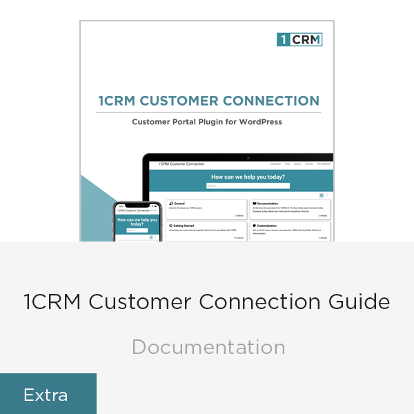 customer-connection-portal - 1CRM: All-in-One CRM Software